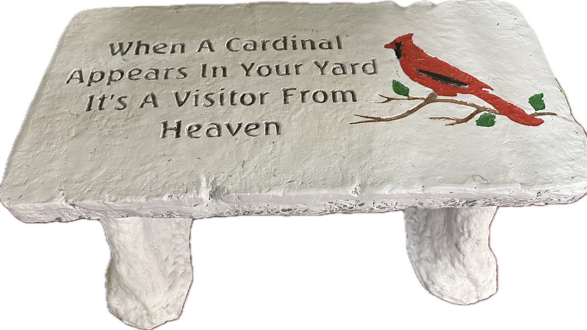 Cardinal Garden Bench – Grohman's Flowers